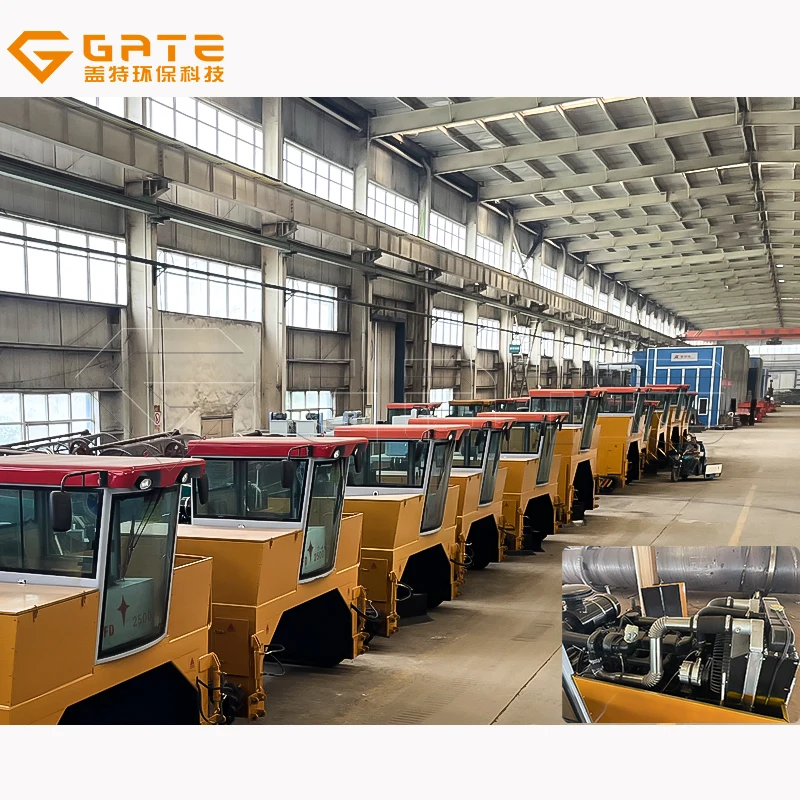 Gate Composter Making Machines Industrial Compost Mixerhorizontal Mixer ...