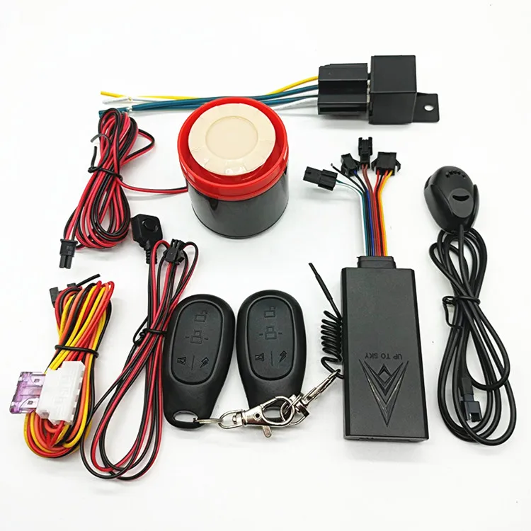 Motorcycle Alarm System Remote Control Vibration Alarm System Theft ...