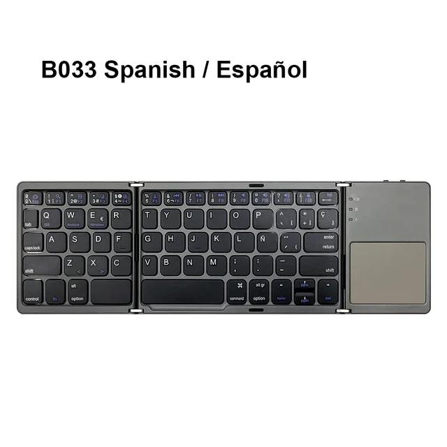 Epro B033 Keyboard Russian/Spanish/Arabic Mini Foldable Keyboard with ...