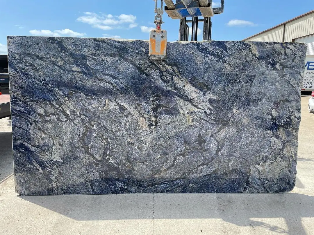 Blue Bahia Granite Countertops for Modern Kitchens - Natural Stone ...