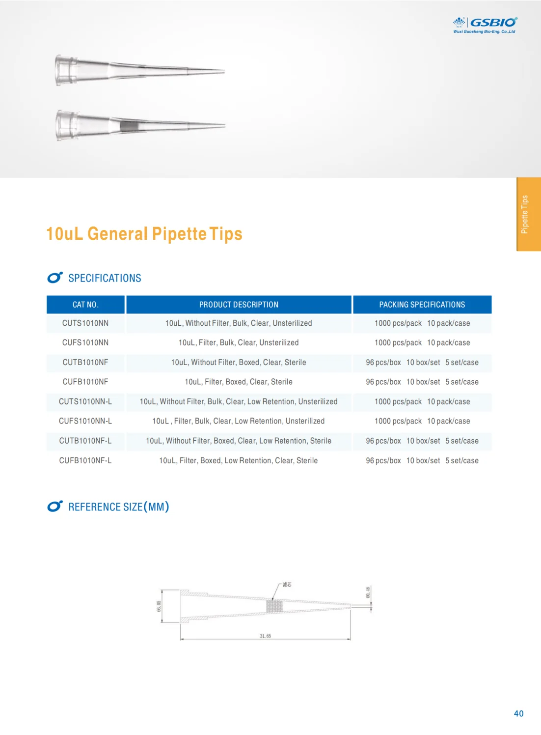 Ivd Consumables Universal Robotic Pipette Tip Lab Testing Sterilized ...