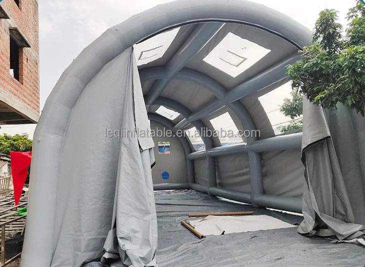 Outdoor Giant Inflatable Spray Tent air Tight Grey Inflatable Car Wash ...