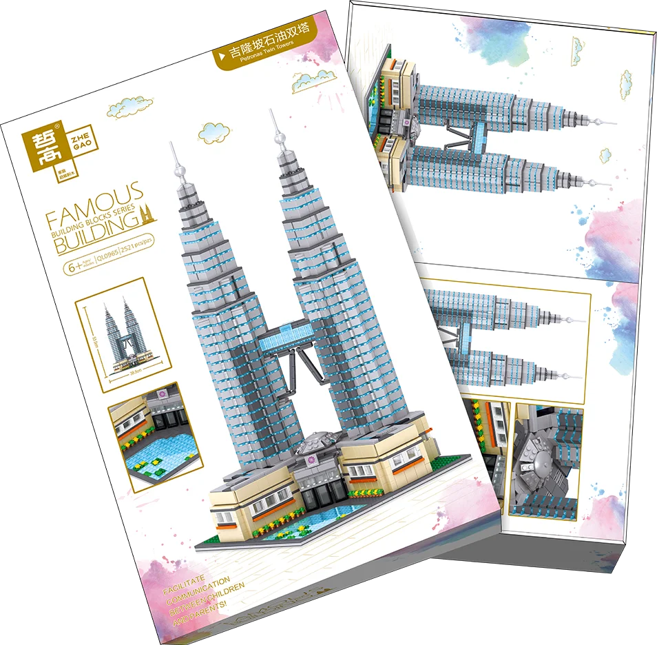 Plastic Technics Toy Klcc Petronas Twin Towers Intelligence Building ...