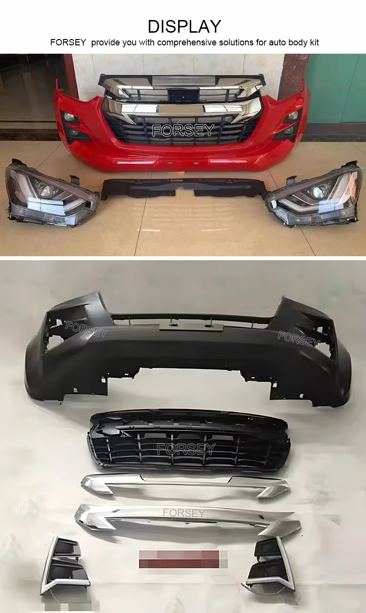 Car Accessories Facelift Wide Conversion Bodykit for D-max 2016-2019 ...