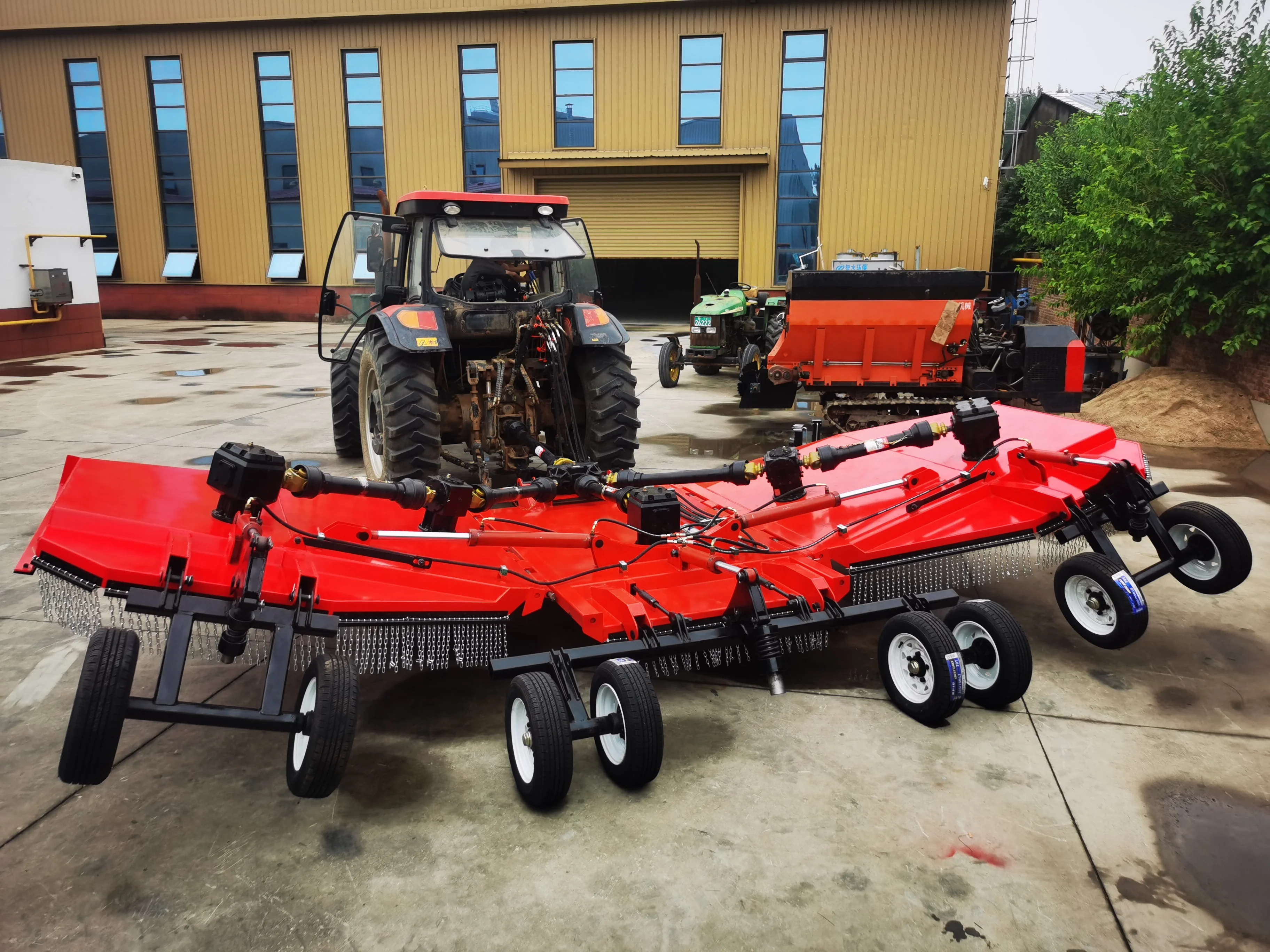 Heavy-duty Airport Hydraulic Folding Wing Lawn Mower - Buy Heavy-duty ...