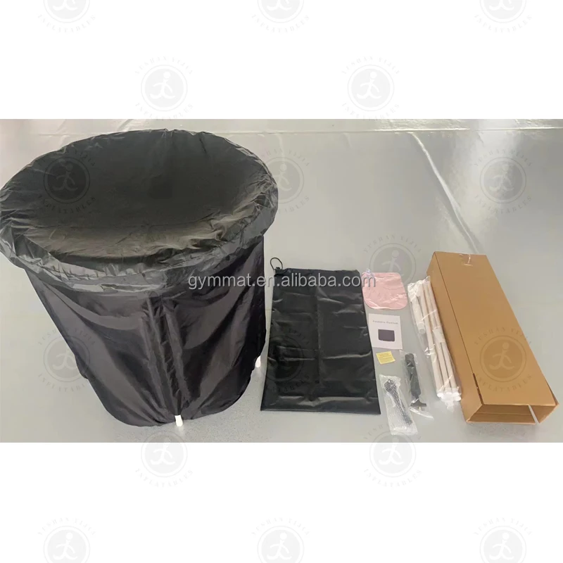 Inflatable Lid Recovery Pod Oblong Water Portable Ice Bath Tube Tubs ...