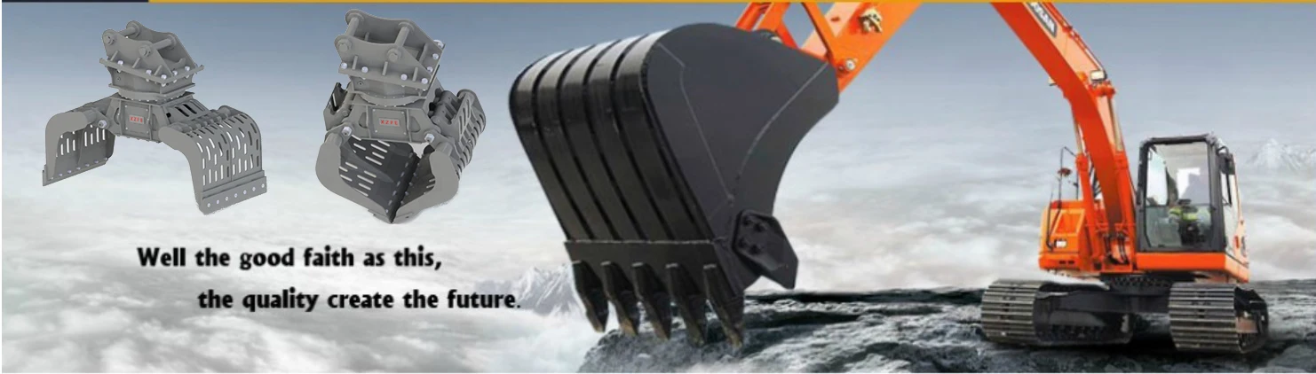 Oem Excavator Hydraulic Rotating Sorting Grapple 360 Hydraulic Rotating ...