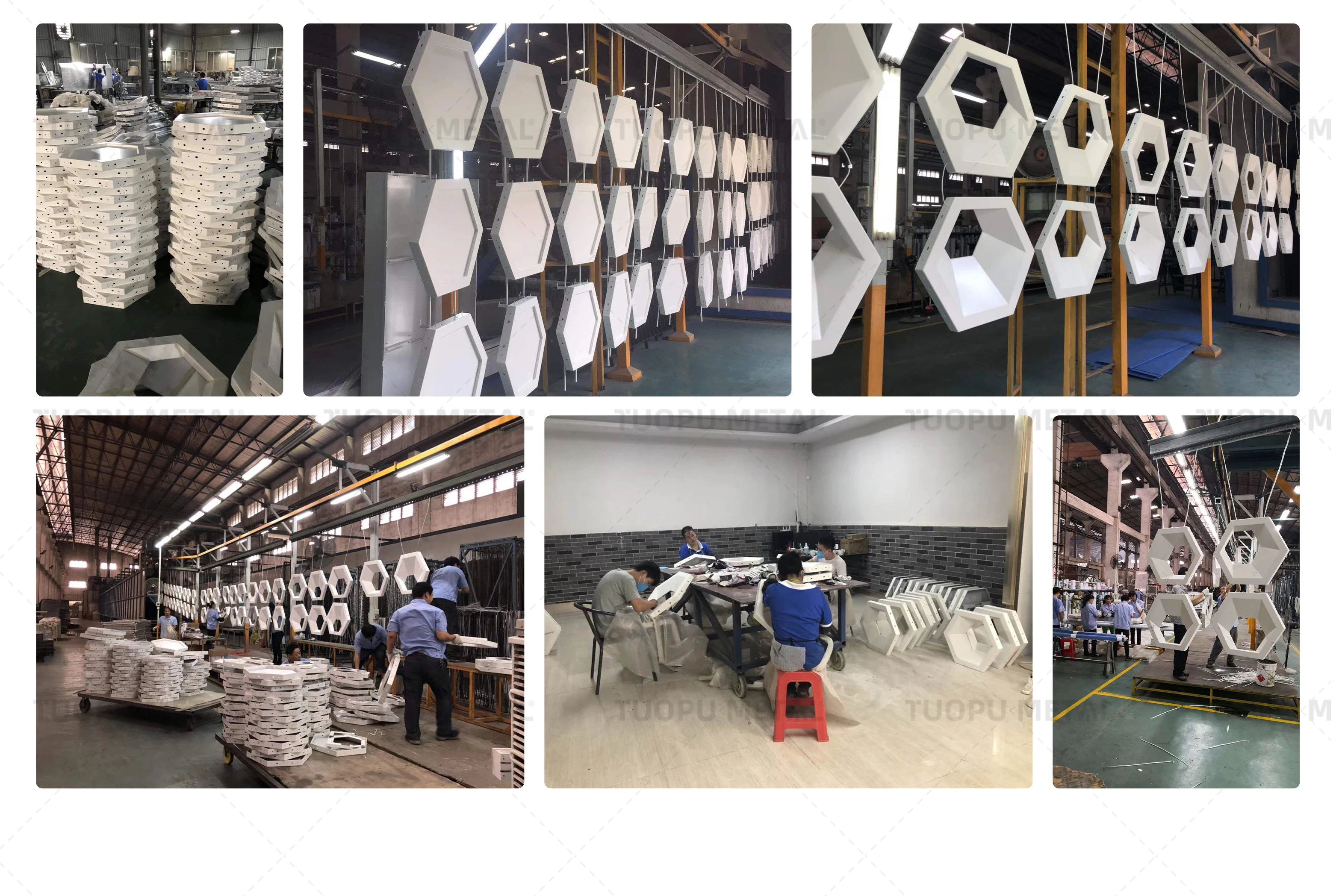 Outdoor Hexagon Aluminum Cladding - Durable & Stylish