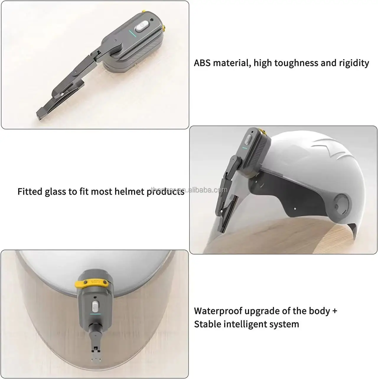 2023 Rechargeable Motorcycle Helmet Electric Wiper - Universal Fit