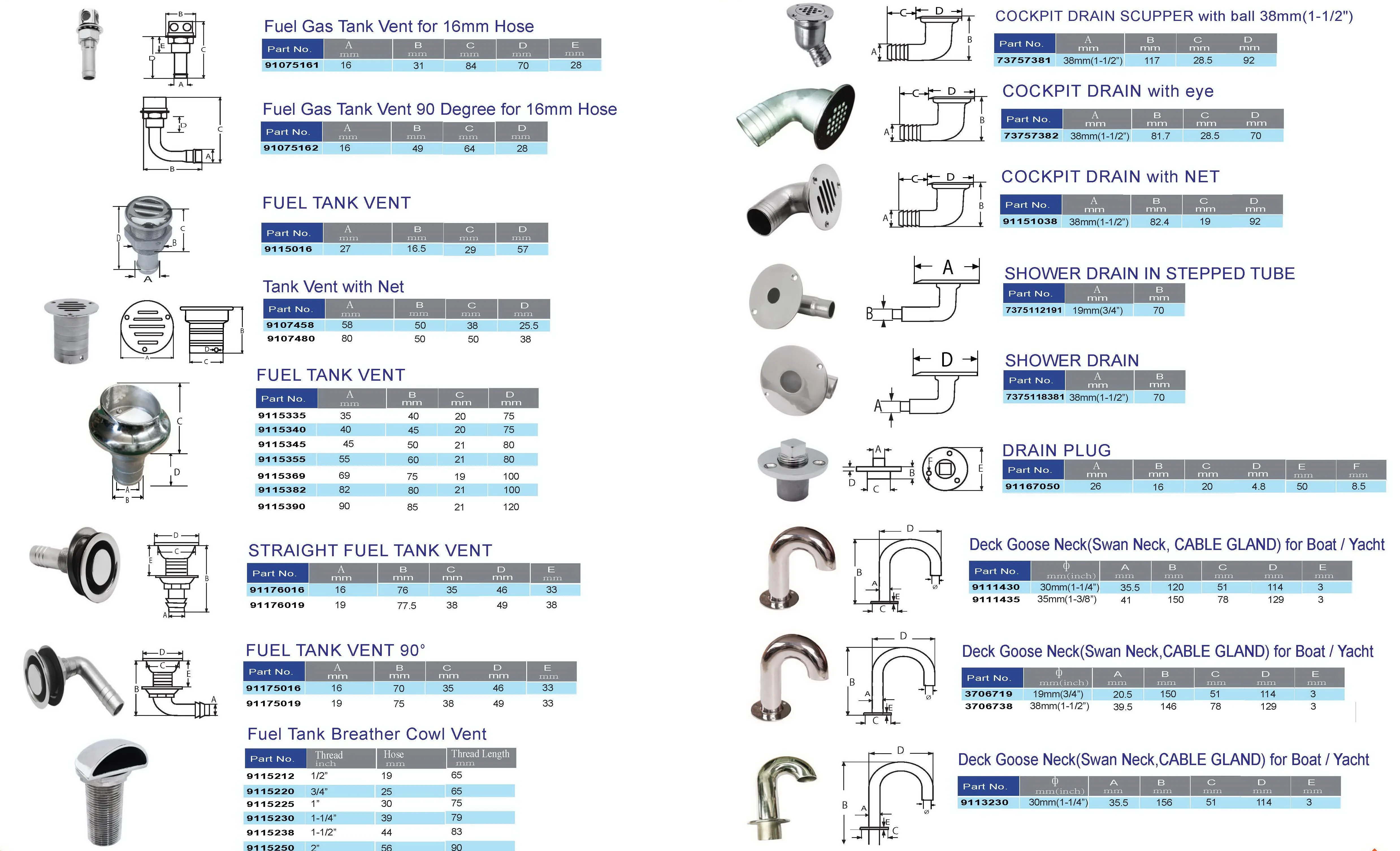 Stainless Steel 316 Fuel Tank Vent 40 Mm - Buy Stainless Steel 316 Fuel ...