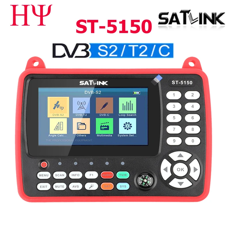 Original Satlink St-5150 Satellite Dvb-s2 Dvb-t2 Dvb-c Combo Satellite ...