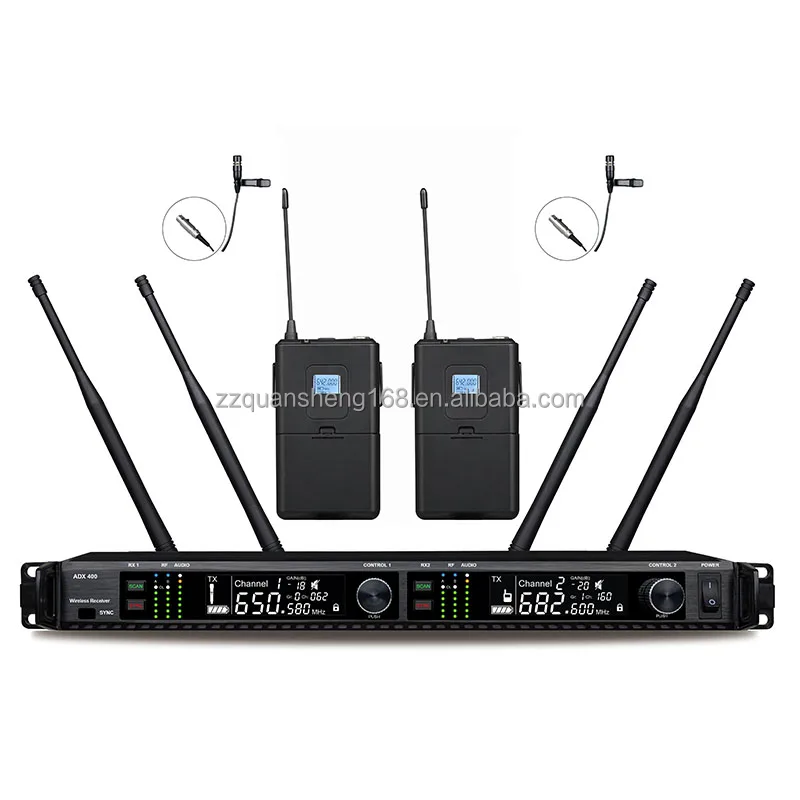 ADX400 KSM9 Dual Channel UHF Wireless Microphone System