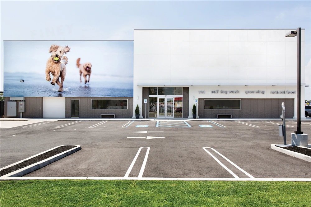 Modern Pets Shop Interior Layout Design - Customized Display