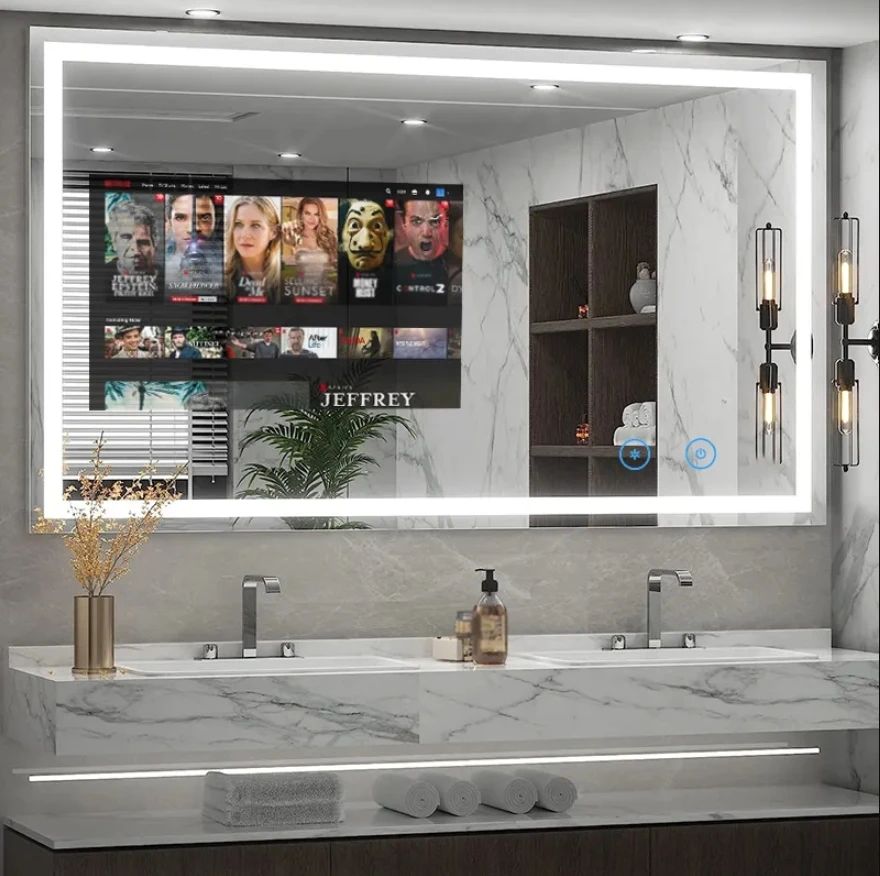 Touch Sensor Light Dimmer Defogger Led Mirror Smart Mirror Android ...