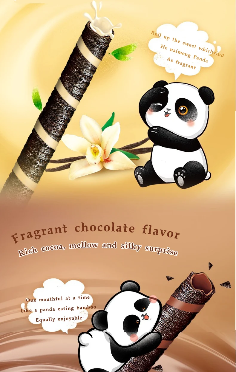 Wholesale 55g Oreos Chocolate Vanilla Matcha Wafer Rolls Exotic Snacks ...