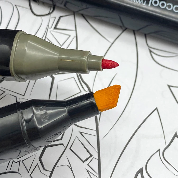 262 Colors Dual Tip Alcohol Based Ink Markers for Artists