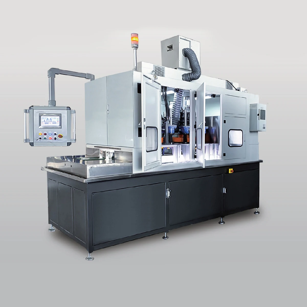 Wet deburring double-sided automatic multi-disk brush deburring and ...