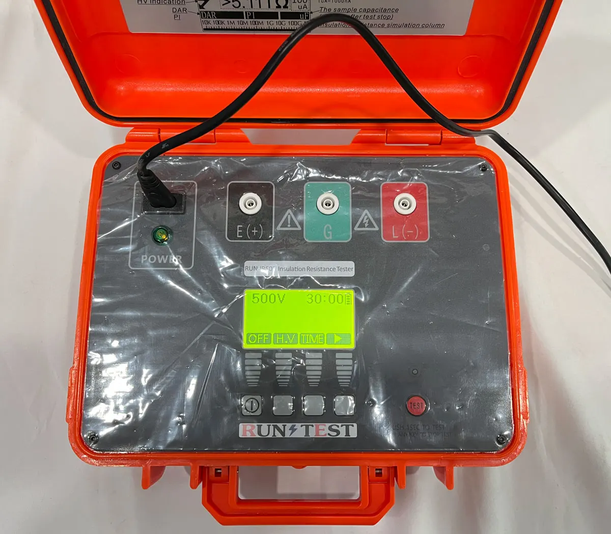 High Accuracy Insulation Resistance Testers - 500V to 5000V