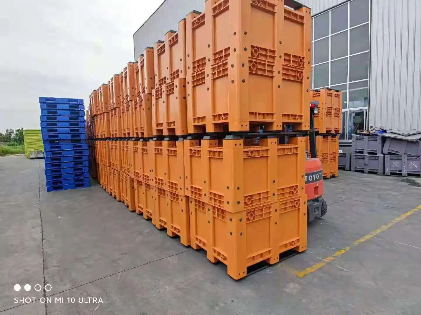 Boîte De Palette De Grande Taille,Conteneur En Plastique Robuste ...