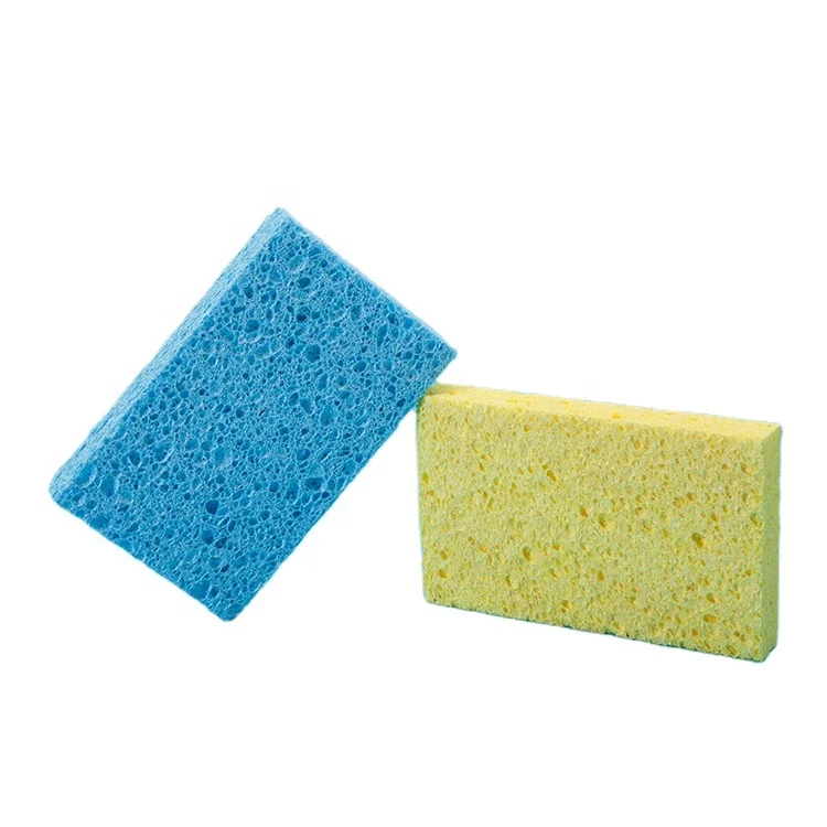 Non-Scratch Scrub Sponge Heavy Duty Cellulose Sponge Household Cleaning ...