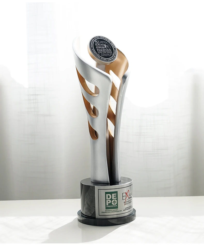 Pure Metal Trophy Customized Competition Champion Award Resin Trophy ...