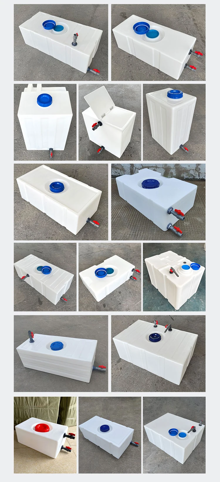 200L Horizontal PE Water Storage Tank - Durable & Versatile