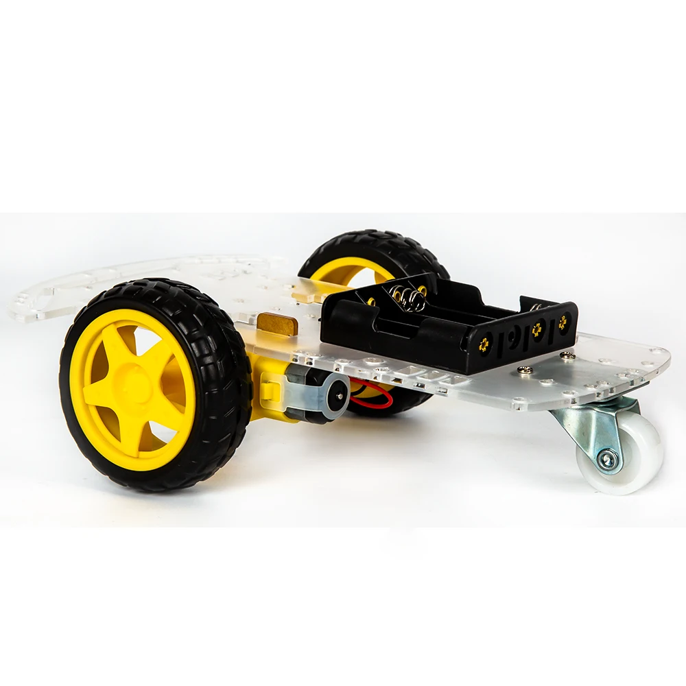 New Education Toys Robot Car Alloy Chassis 2WD Smart Robot Car Chassis ...