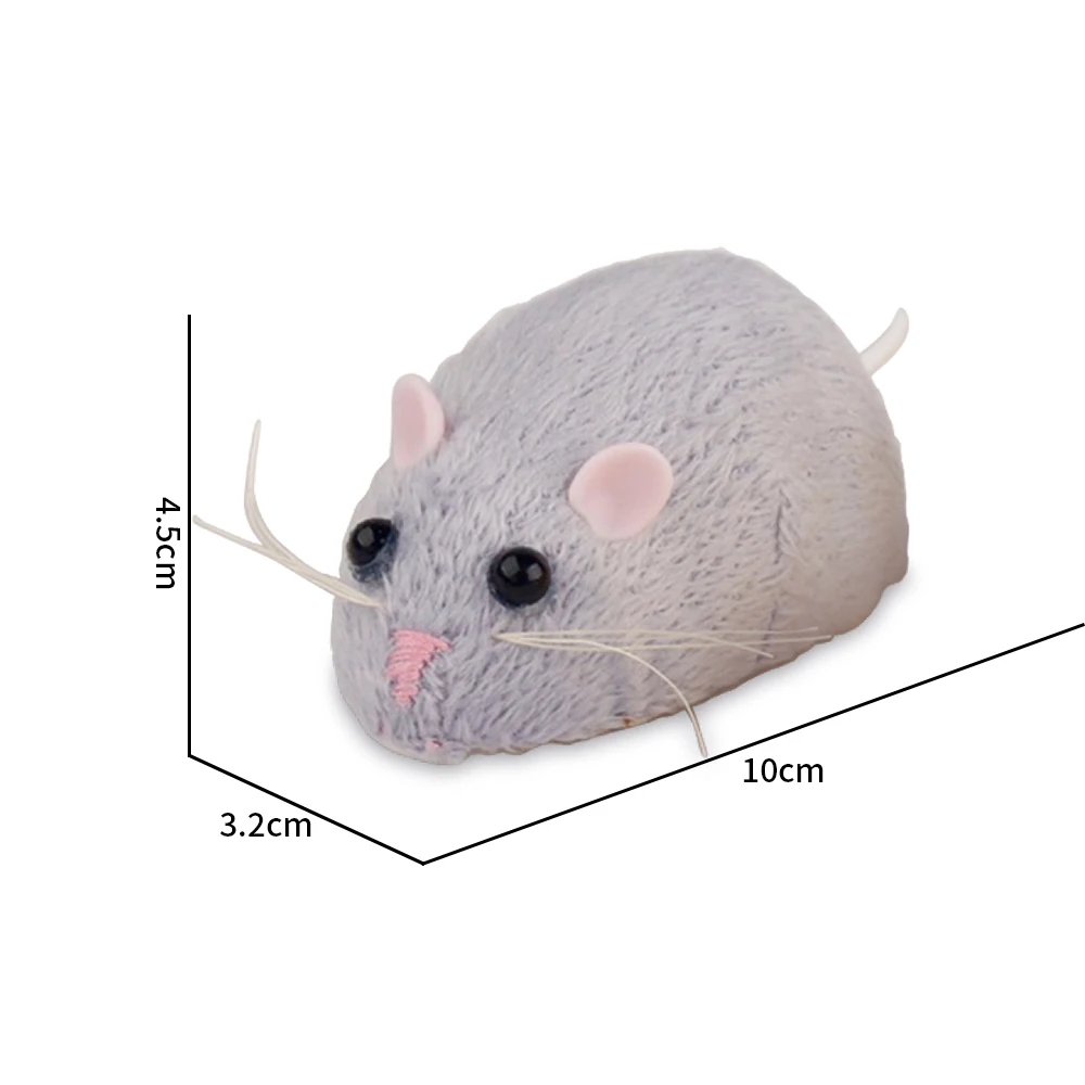 4ch Infrared Control Rat 360 Degree Rotation Realistic Plastic Rc Mouse ...