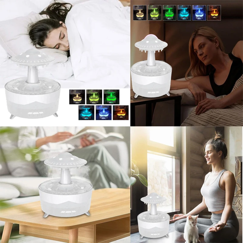 New Arrival Rain Cloud Humidifier Rain Drip Aromatherapy Essential Oil ...
