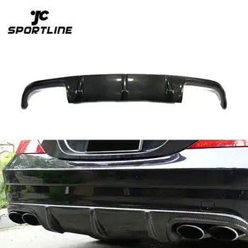 Rear Bumper Position Carbon Fiber W211 Rear Diffuser Lip For Mercedes ...