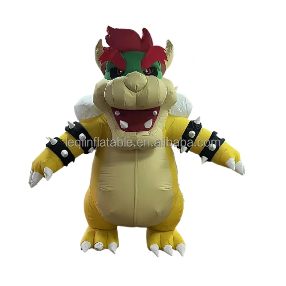 Funny Cartoon Character Cosplay Suit Inflatable Bowser Turtle Mascot ...
