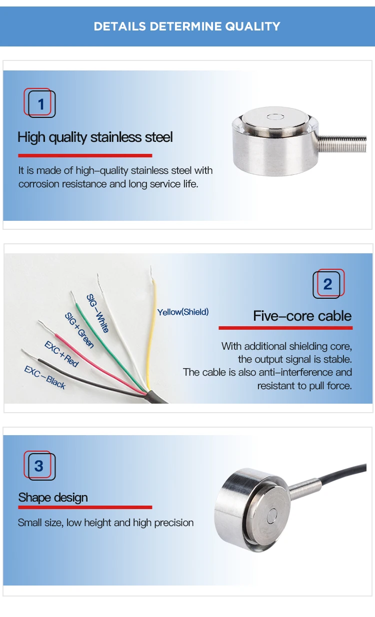 Fibos Fa104c 70kg Force Sensor Miniature Force Sensor Used In Small ...