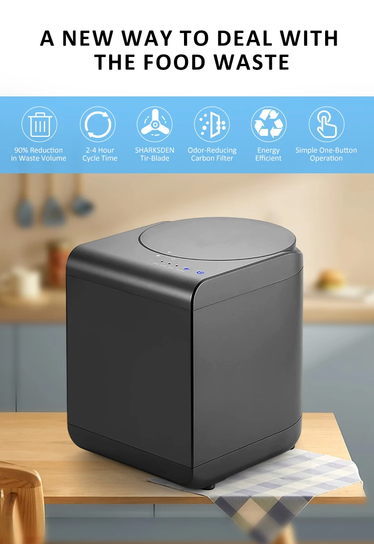 Efficient Food Waste Composting Machine for Households