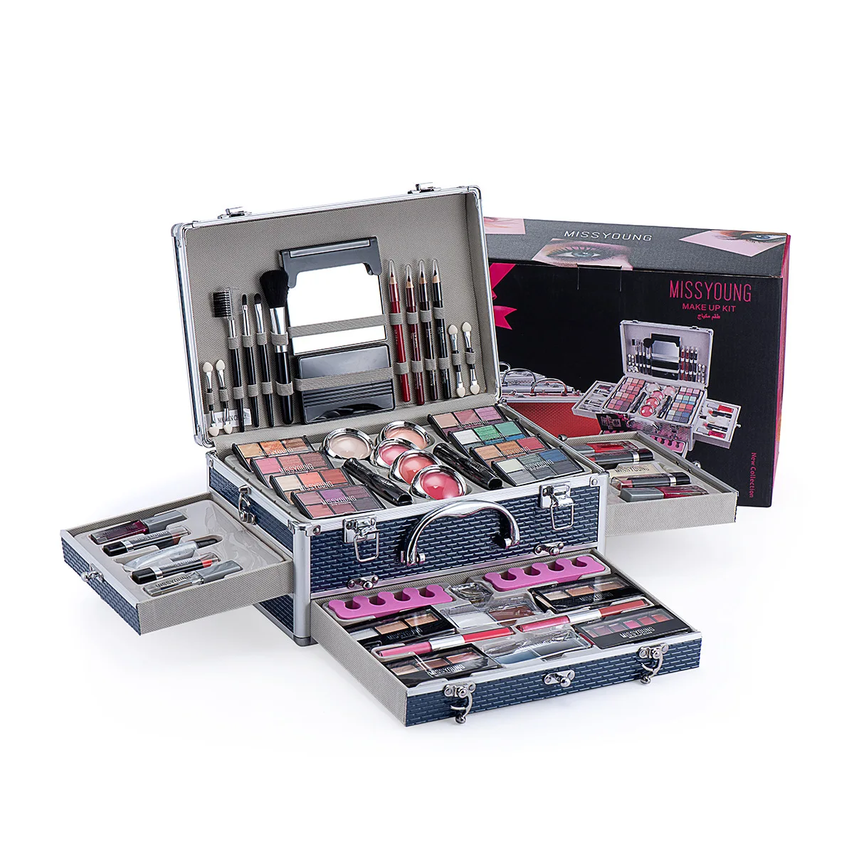 1149a1 Women Vanity Makeup Table Kit Box For Professionals Cheap Makeup ...