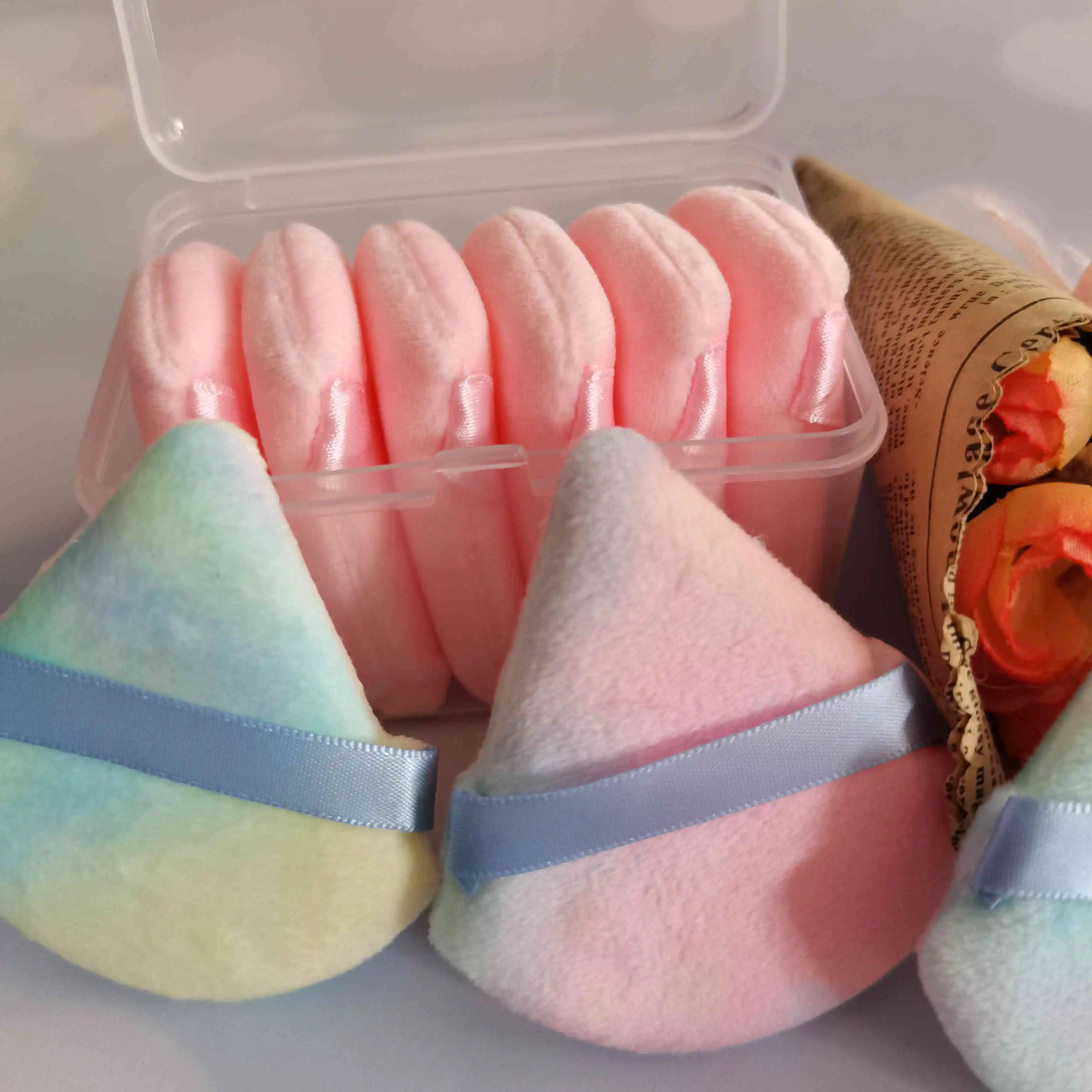 Wholesale Powder Puff Triangle Cosmetic Makeup - Soft & Thick