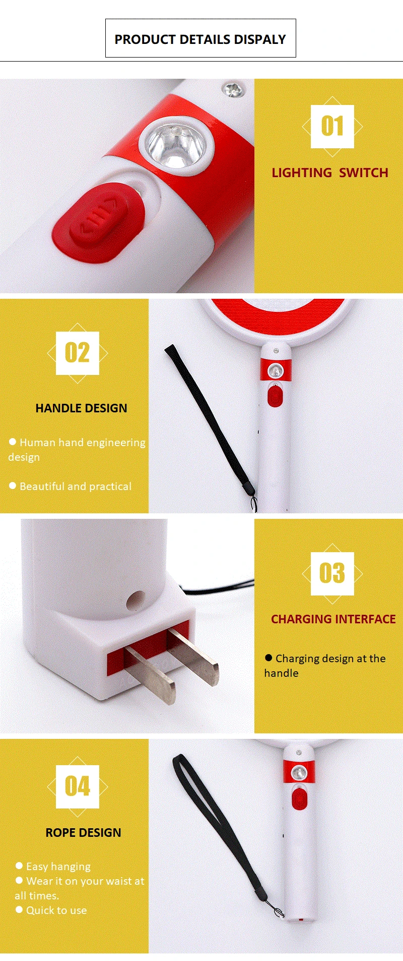 Highlight Go Stop Flashing Command Sign Traffic Safety Command Sign ...