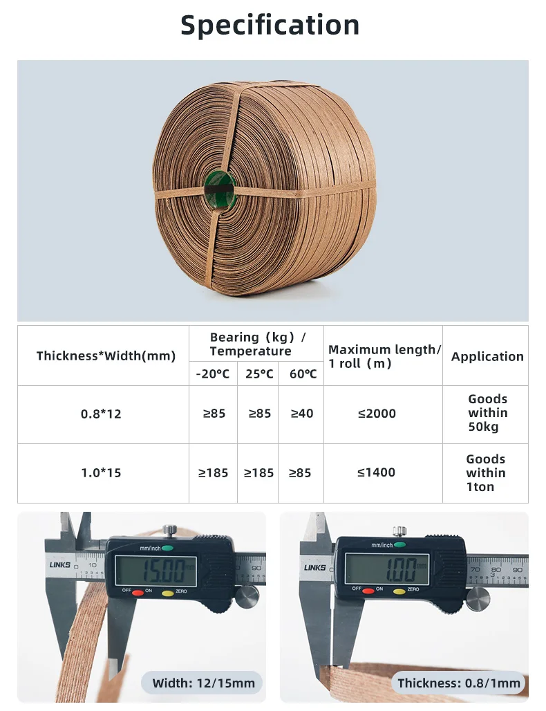 Eco-friendly Plant Fiber Pallet Strap - Sustainable Packing