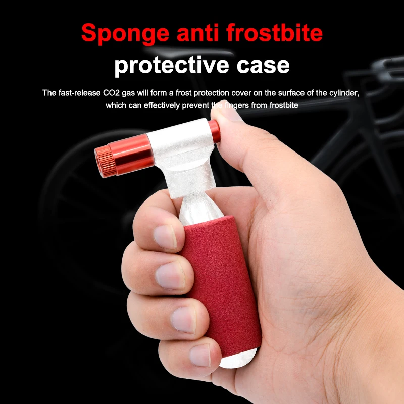 16g Hand Pump Aluminum Co2 Bike Pump Emergency Mini Bicycle Inflator ...