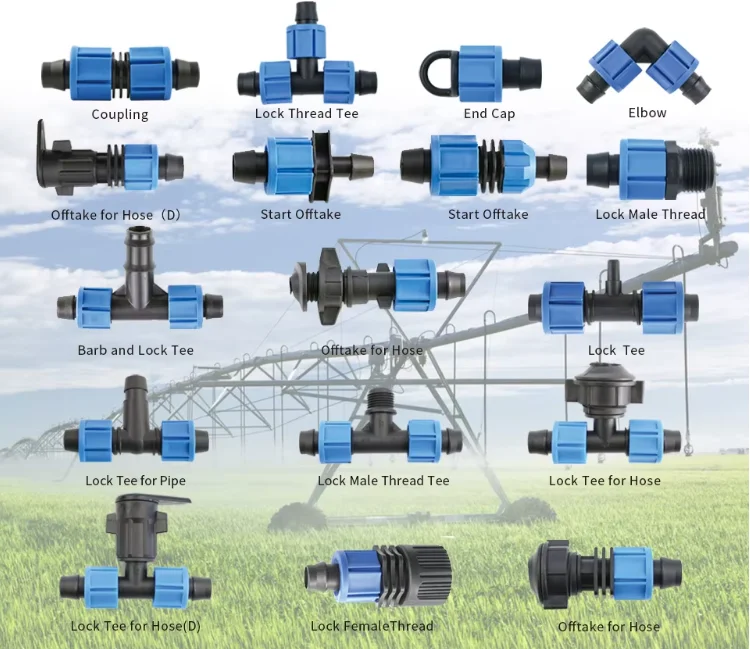 High Quality LDPE Tube Joint Drip Irrigation Fittings Drip Irrigation ...