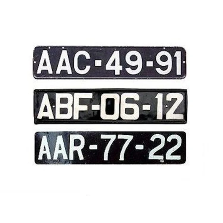 Benin License Plates Custom Embossed Blank Sublimation Car Aluminum ...