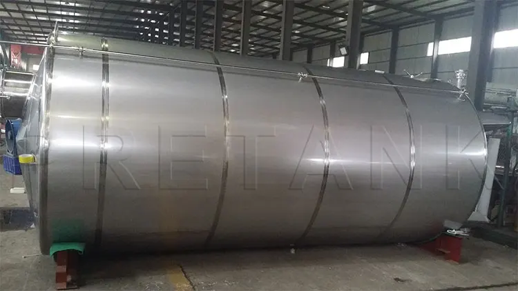 Factory Custom Chemical Stainless Steel Closed Top Oil Storage Tank ...