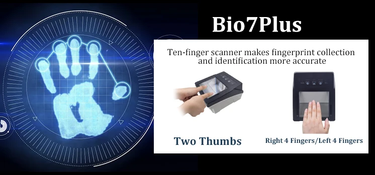 Hfsecurity Bio7plus Optical 4 4 2 Ten Finger Live Detection Scanner ...