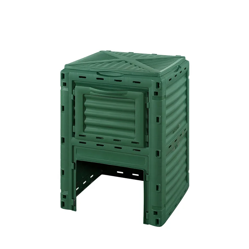 80 Gallons 300l Outdoor Foldable Compost Bin Durable Plastic Worm ...