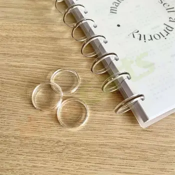 Custom Package Crystal Clear Plastic Discbound Loose Leaf Discs Binding ...