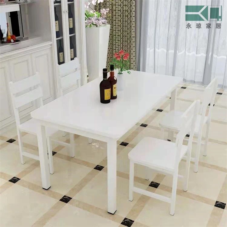 Modern Design 4 Seater Dining Table Set Chairs Dining Room Furniture