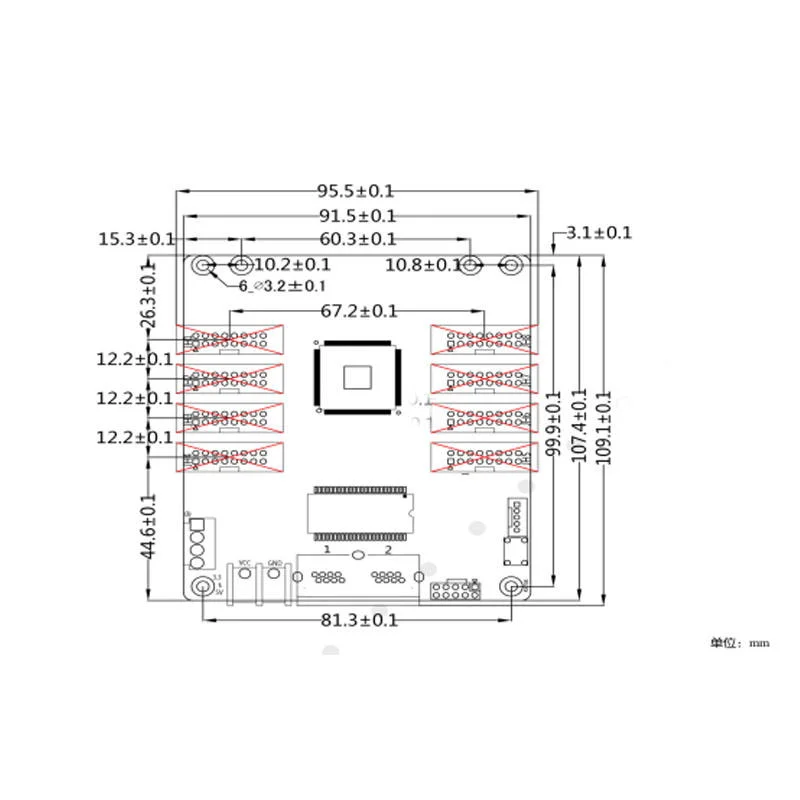 Novastar Led Receiving Card Mrv208-1 With 8 Hub75 Port Led Video Screen ...