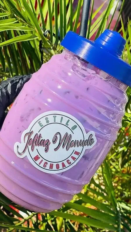 32oz Traditional Mexican Horchata Drink Cups Plastic Barrel Vitrolero ...