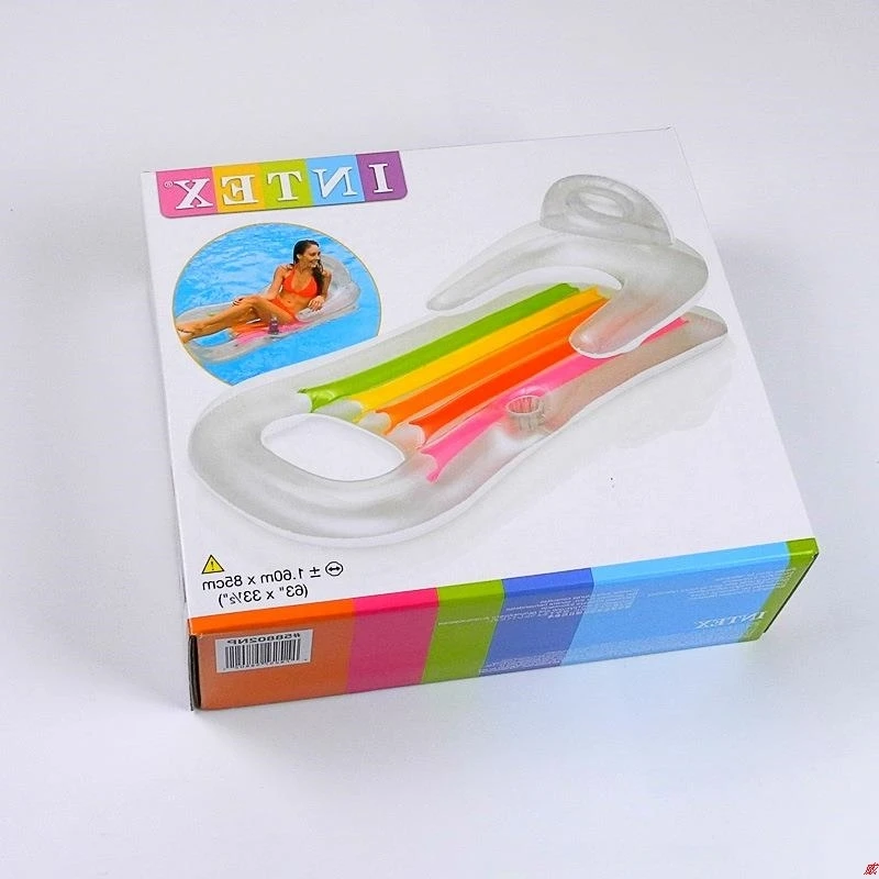 Intex 58802 King Kool Swimming Pool Float Lounger With Headrest ...