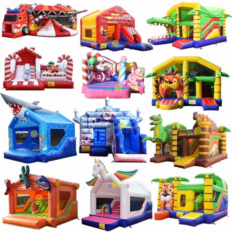 Custom Colour Moonwalk Children Banners Bouncy Castle Classic Blow Up ...