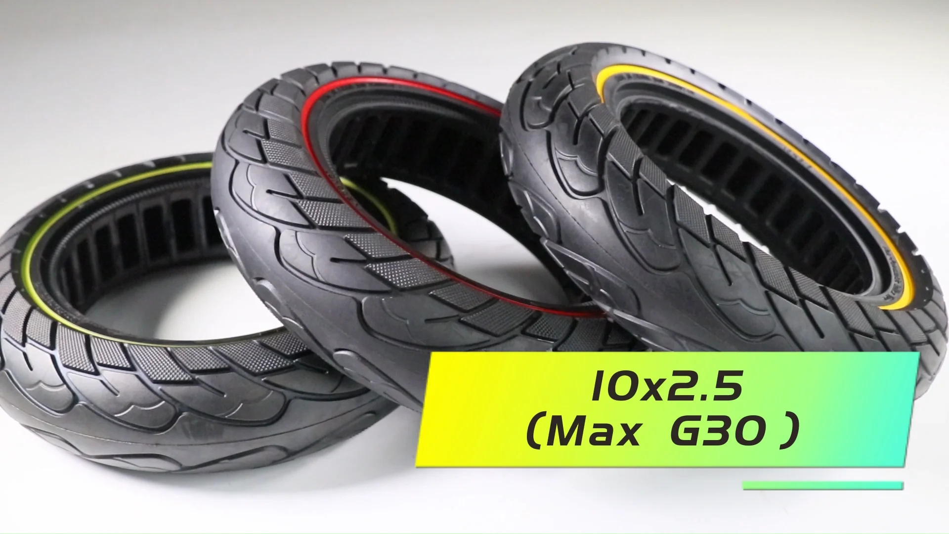 New Image Eu Warehouse Scooter Tyre Solid Tire 10*2.5 Max G30 Color ...